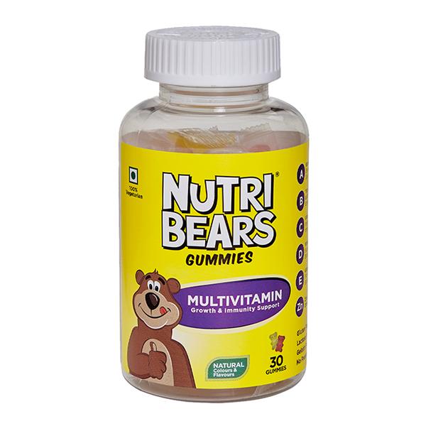 Nutribears Multivitamin Gummy Bears 30'S - Daily Multivitamin ...