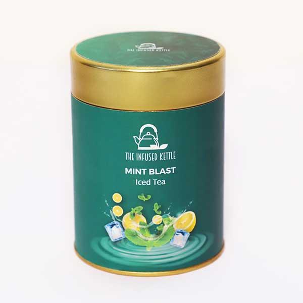Buy The Infused Kettle Iced Tea Leaves - Mint Blast 50 gm Online at ...