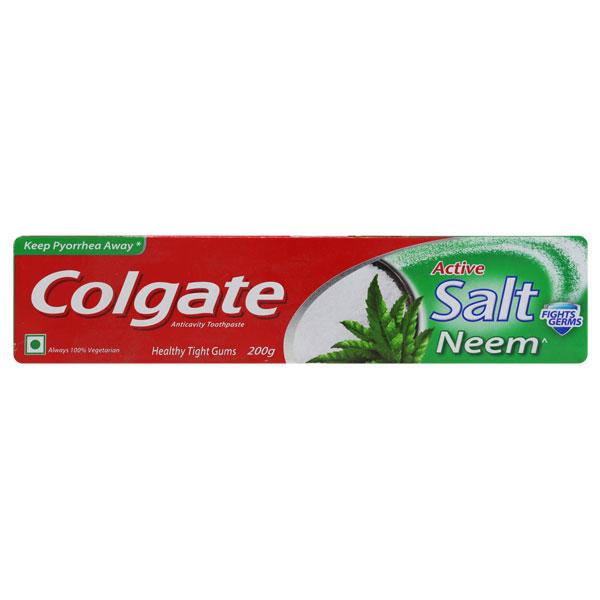 Buy Colgate Active Salt Neem ToothPaste 200 gm Online at Discounted ...