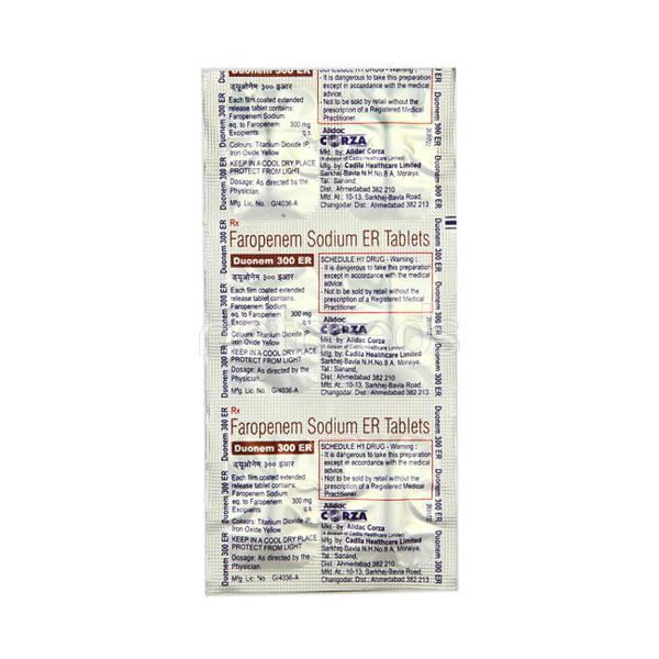 Duonem ER 300mg Tablet 6'S