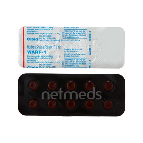 Warf 1mg Tablet 10'S