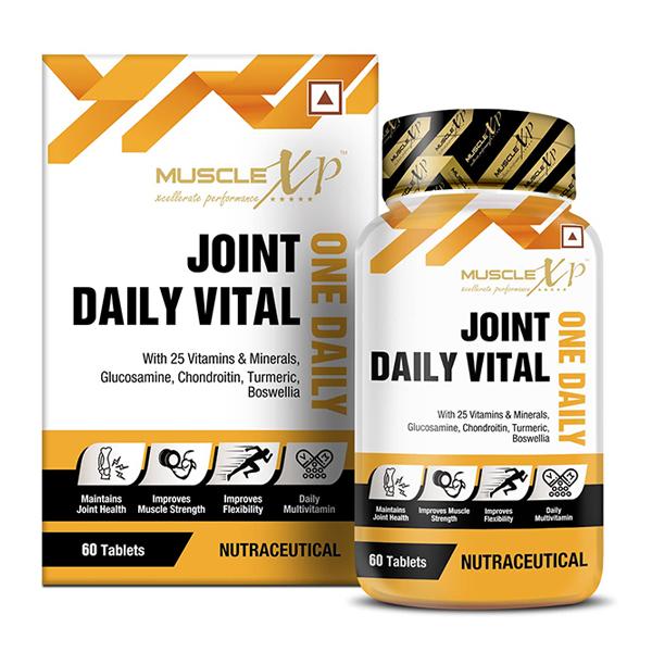 MuscleXP Joint Daily Vital One Daily MultiVitamin with Glucosamine ...
