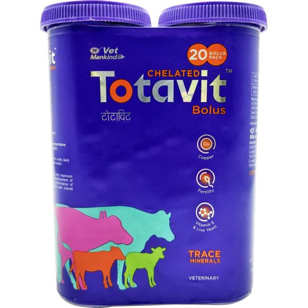 Vet Mankind Totavit Bolus 20's Online at Best Price - Feed supplements