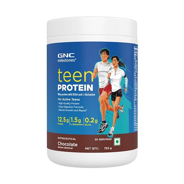 GNC Milestones Teen Protein powder - Chocolate 750 gm Online at Best ...