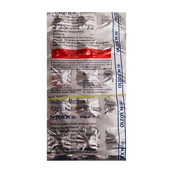 OLZOX M 50 Tablet 15's Price, Uses, Side effects, Substitutes | Netmeds