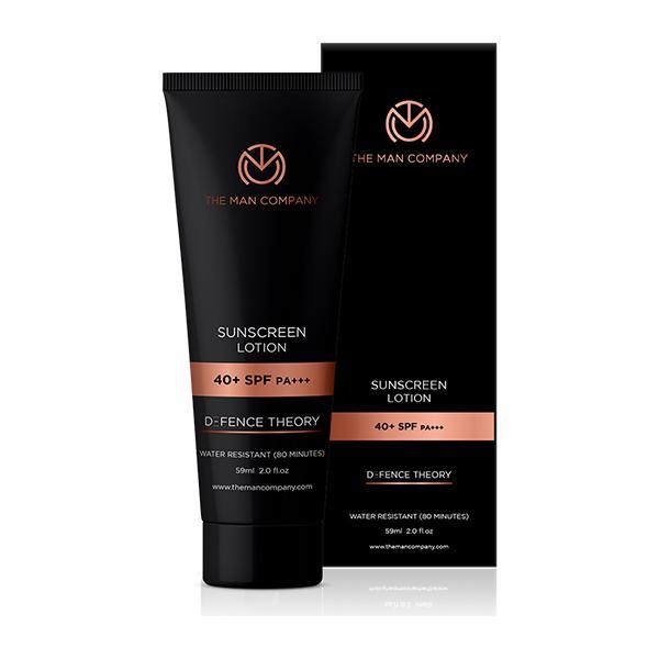 Buy The Man Company Defence Theory Sunscreen Lotion - 40+ SPF PA+++ 59 ...