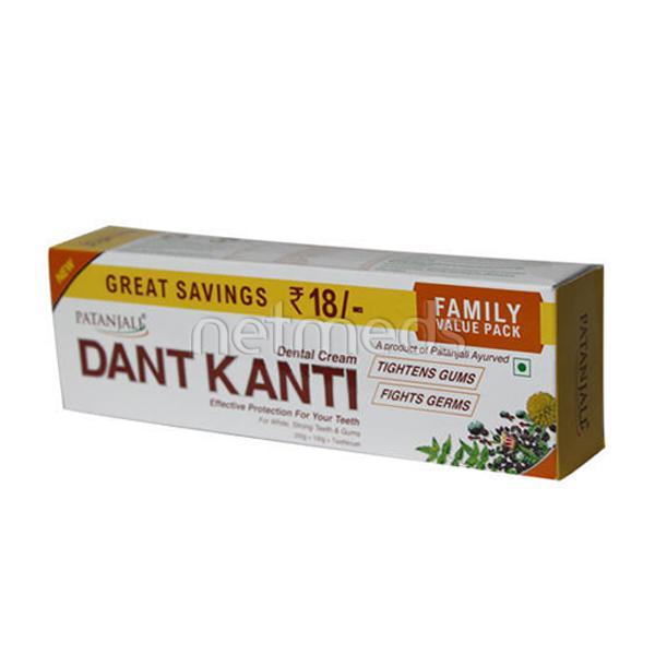 Buy Patanjali Dant Kanti Tooth Paste - Natural (200 gm + 100 gm) Online ...