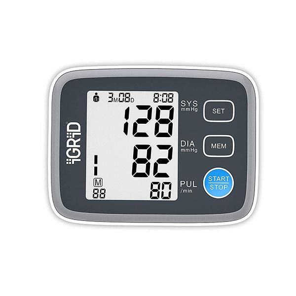 Buy iGRiD One Touch Upper Arm Blood Pressure Monitor - White 1's Online at Best Price - Blood ...