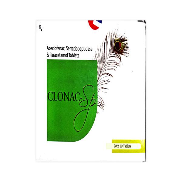Buy CLONAC SP Tablet 10's Online at Upto 25% OFF | Netmeds