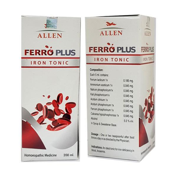 Allen Ferro Plus Iron Tonic 200 ml online at best price-Homeopathy