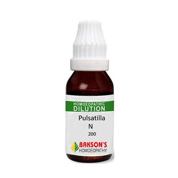 Bakson's Pulsatilla N 200 CH Liquid 30 ml Online at Best Price - Dilutions