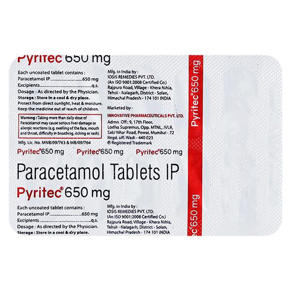 PYRITEC 650 Tablet 10's