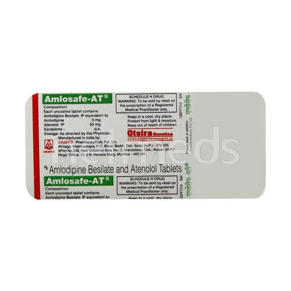 Amlosafe AT Tablet 10'S - Price, Uses, Side Effects | Netmeds