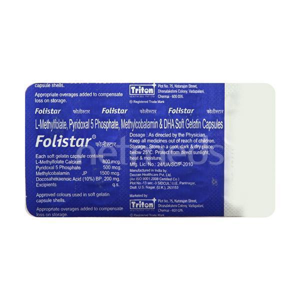 Folistar Capsule 10'S