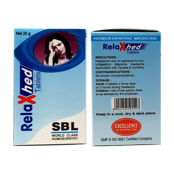 Buy SBL Relaxhead Tablet 25 gm Online at Discounted Price | Netmeds