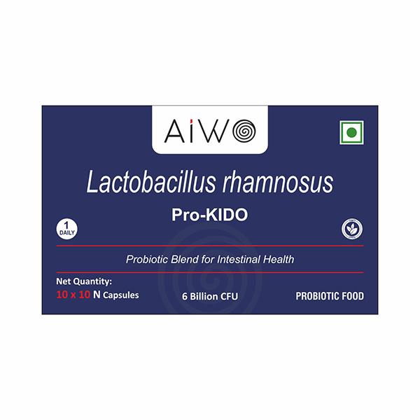 Buy Aiwo Pro-KIDO 6 Billion CFU Probiotic Food Capsule 100's Online at ...