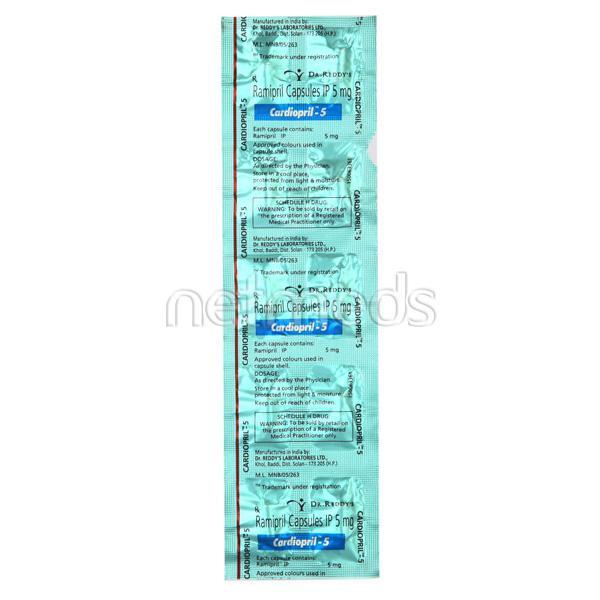 Cardiopril 5mg Capsule 10'S