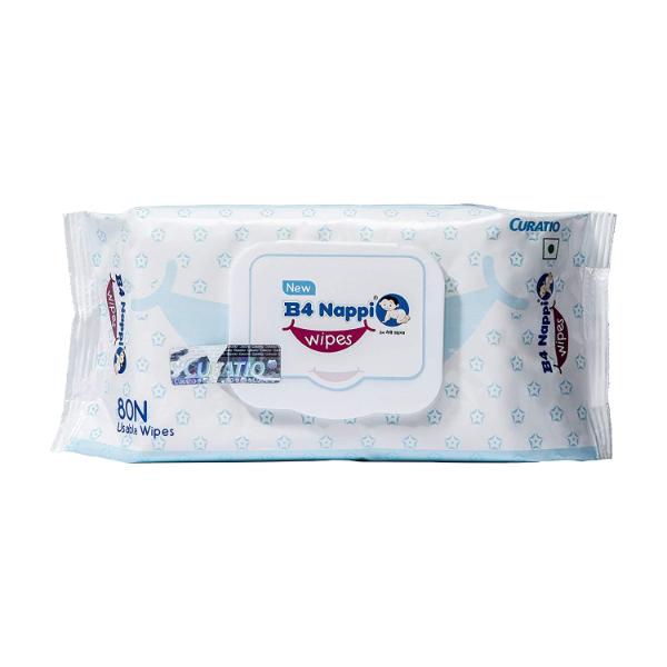 Buy B4 NAPPI Wipes 80's Online at Discounted Price | Netmeds