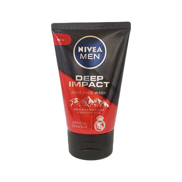 Buy Nivea Men Deep Impact Acne Face Wash - Himalayan Rock Salt ...