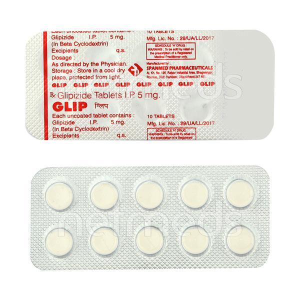 Glip 5mg Tablet 10'S