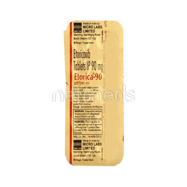 Buy Etorica 90mg Tablet 10'S Online at Upto 25% OFF | Netmeds