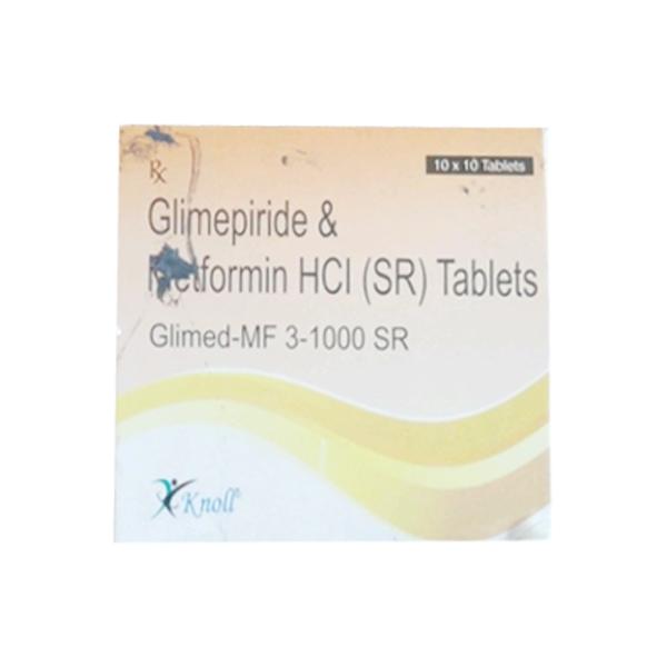 GLIMED MF 3/1000mg Tablet 10's
