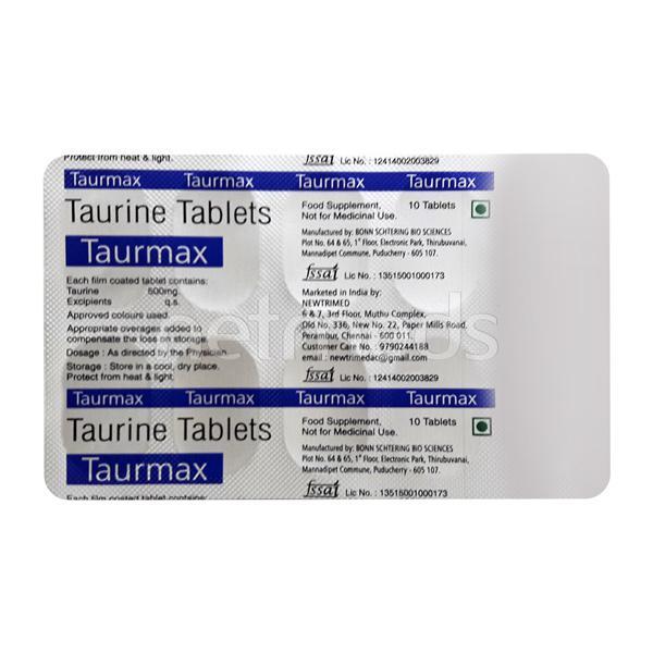 Taurmax 500mg Tablet 10'S