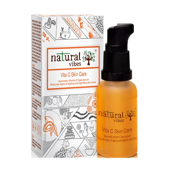 Buy Natural Vibes Ayurvedic Vitamin C Skin Care Serum 30 ml Online at ...
