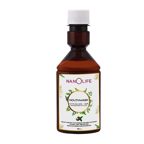 NanOlife Mouthwash with Silver 100% Nanoparticles 150 ml