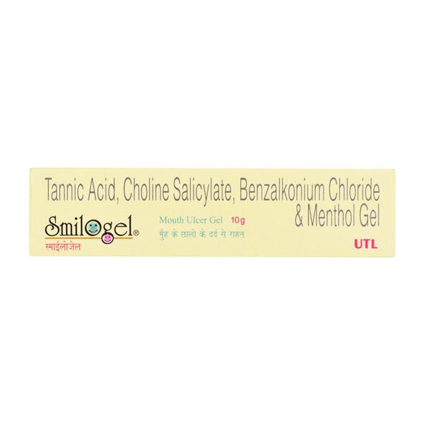 SMILOGEL MOUTH ULCER Gel 10gm Price, Uses, Side effects, Substitutes ...