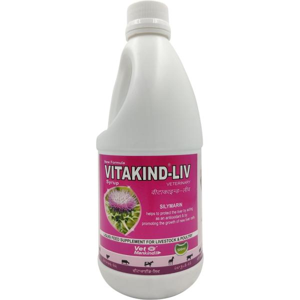 Buy Vet Mankind Vitakind - Liv Syrup 500 ml Online at Best Price - Feed ...