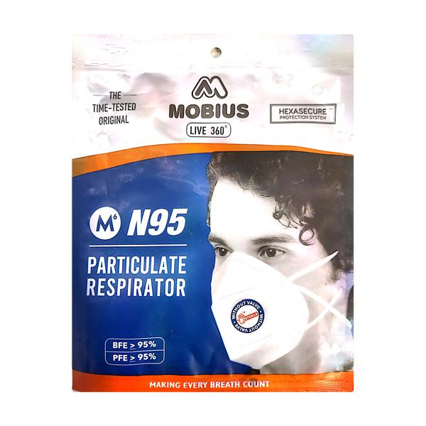 Buy Mobius N95 Particulate Respirator Face Mask - White 1's Online at ...