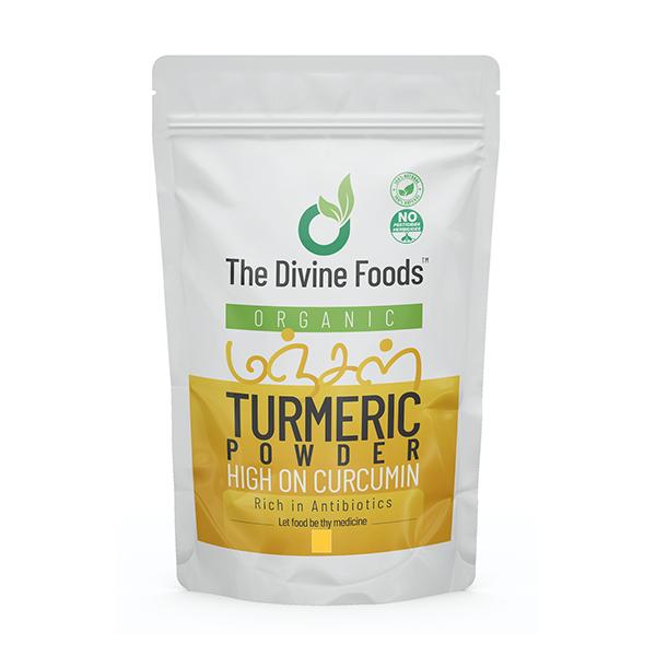 The Divine Foods Organic Turmeric Powder 500 gm Online at Best Price ...