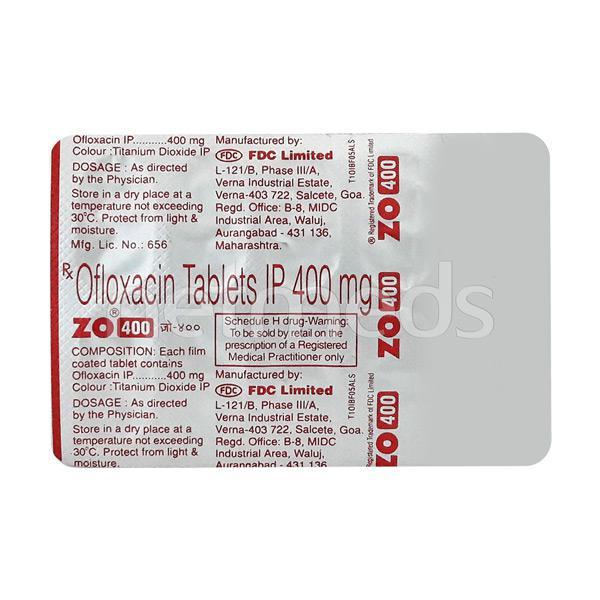 ZO 400mg Tablet 10'S