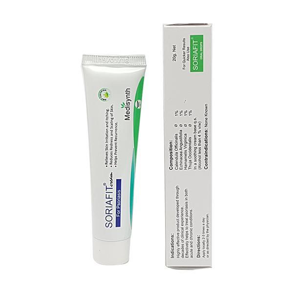 Medisynth Soriafit Cream 20 gm - Natural Relief for Skin Irritations ...
