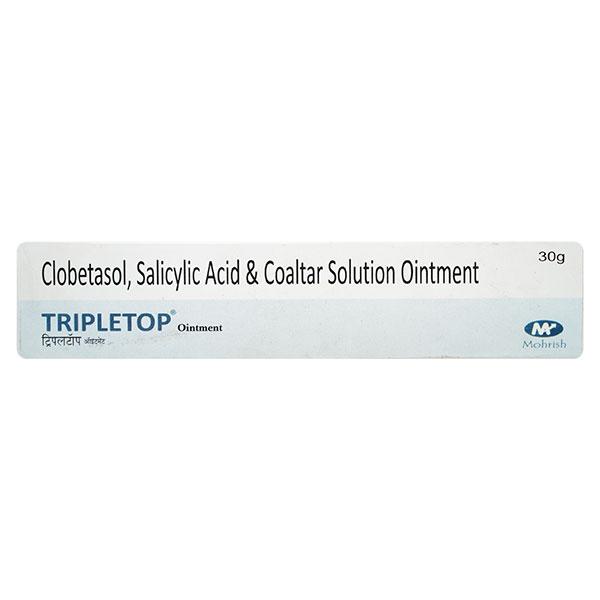 TRIPLETOP Ointment 30gm Price, Uses, Side effects, Substitutes | Netmeds