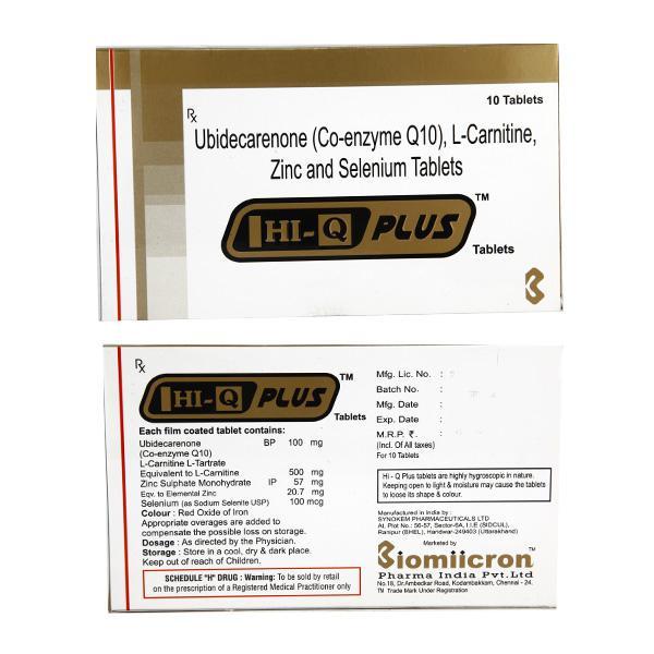 HI Q Plus Tablet 10'S Price, Uses, Side effects, Substitutes | Netmeds
