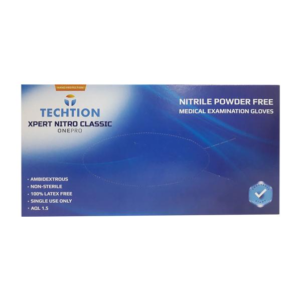 Buy Techtion Xpert Nitro Classic Onepro Nitrile Powderfree Medical ...