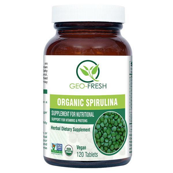 Buy Geo-Fresh Organic Spirulina Tablet 120's Online at Discounted Price ...