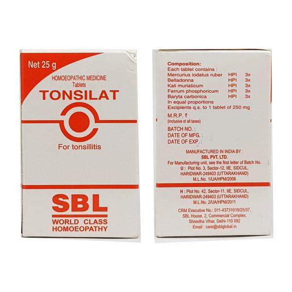 Buy SBL Tonsilat Tablet 25 gm Online at Discounted Price | Netmeds