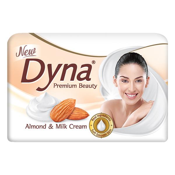 Buy Dyna Beauty Soap - Milk Cream & Almond Oil(Pack of 4 x 125 gm) 1's ...