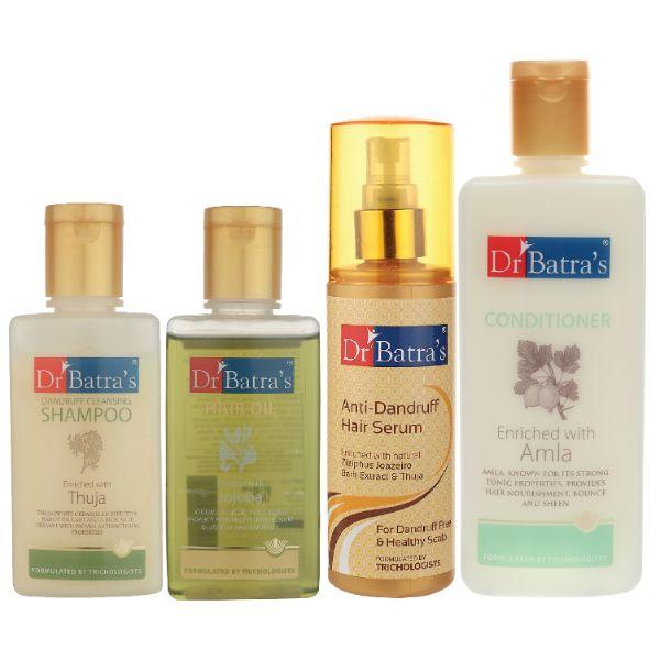 Dr Batra's Dandruff Cleansing Shampoo 100 ml + Hair Oil 100 ml ...