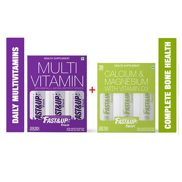 Fast&Up Vitalize Multivitamins (Pack of 3 x 20's) with Fortify ...