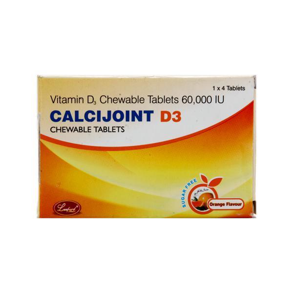 Calcijoint D3 Tablet 4'S : Uses, Side Effects, Price | Netmeds