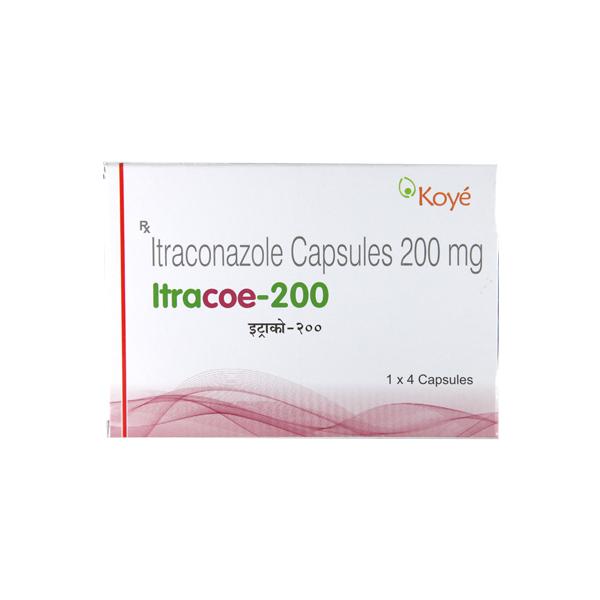 Itracoe 200mg Capsule 4'S