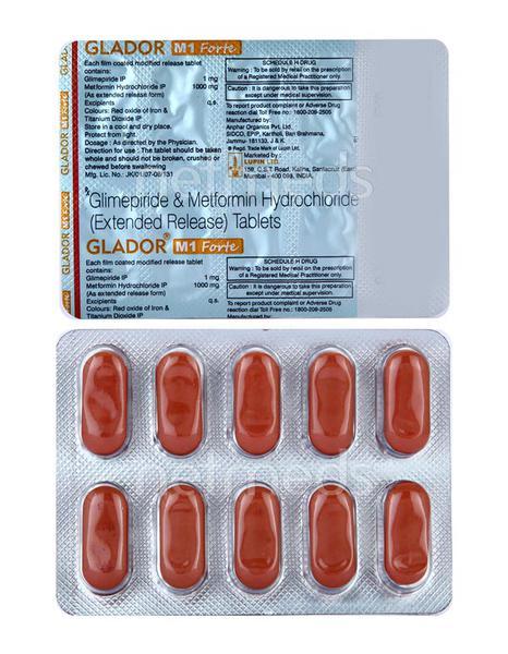 Glador M1 Forte Tablet 10'S