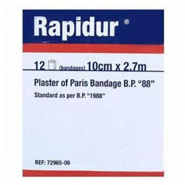 Buy BSN Rapidur Plaster of Paris Bandage (10 cm x 2.7 mtr) 12's Online ...