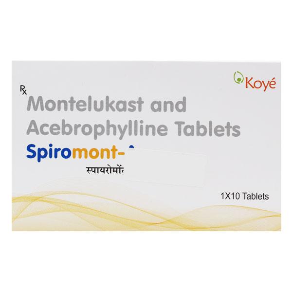 Spiromont A Tablet 10'S Price, Uses, Side effects, Substitutes | Netmeds