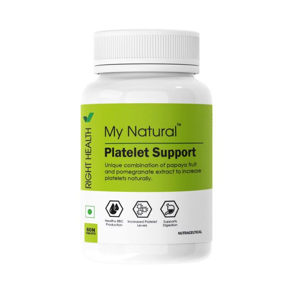 My Natural Platelet Support Tablet 60's Online at Best Price - Protein ...