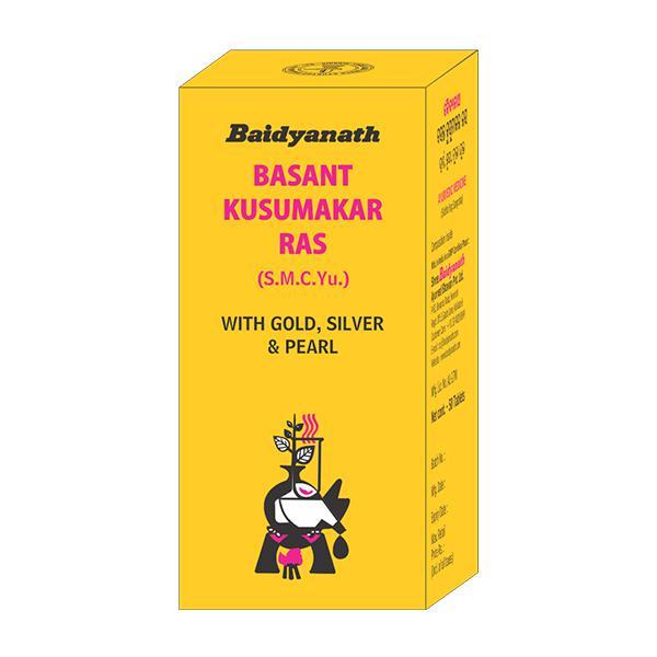 Buy Baidyanath Basant Kusumakar Ras Tablet 50's Online at Discounted ...